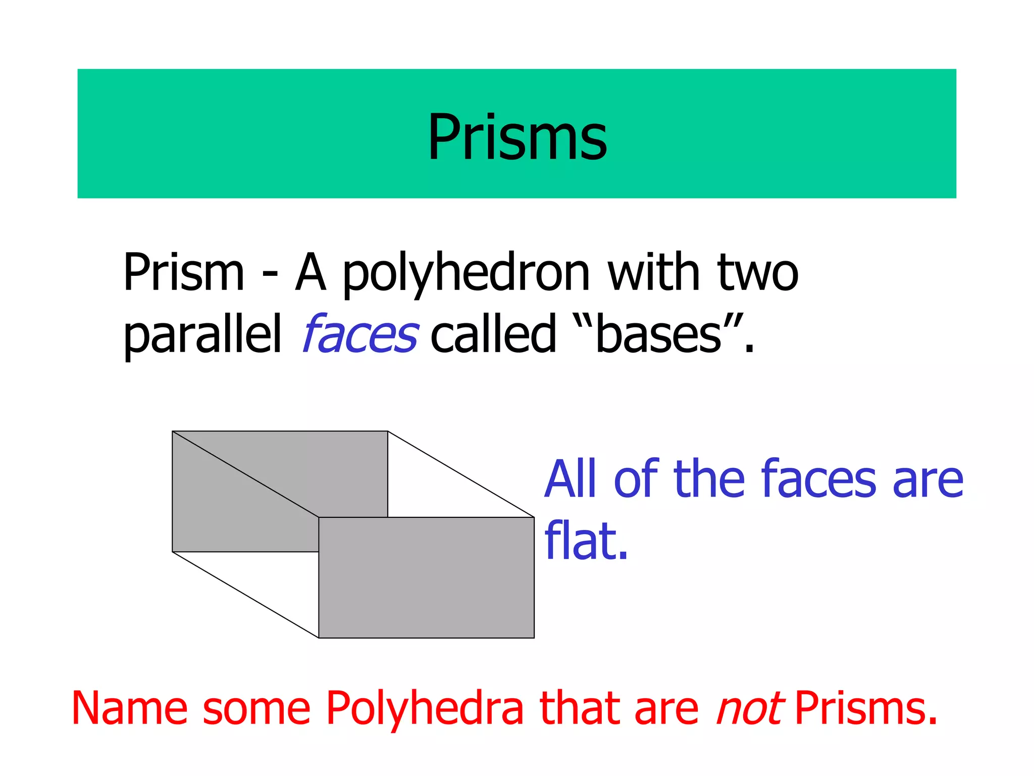 Prisms And Surface Area | PPT
