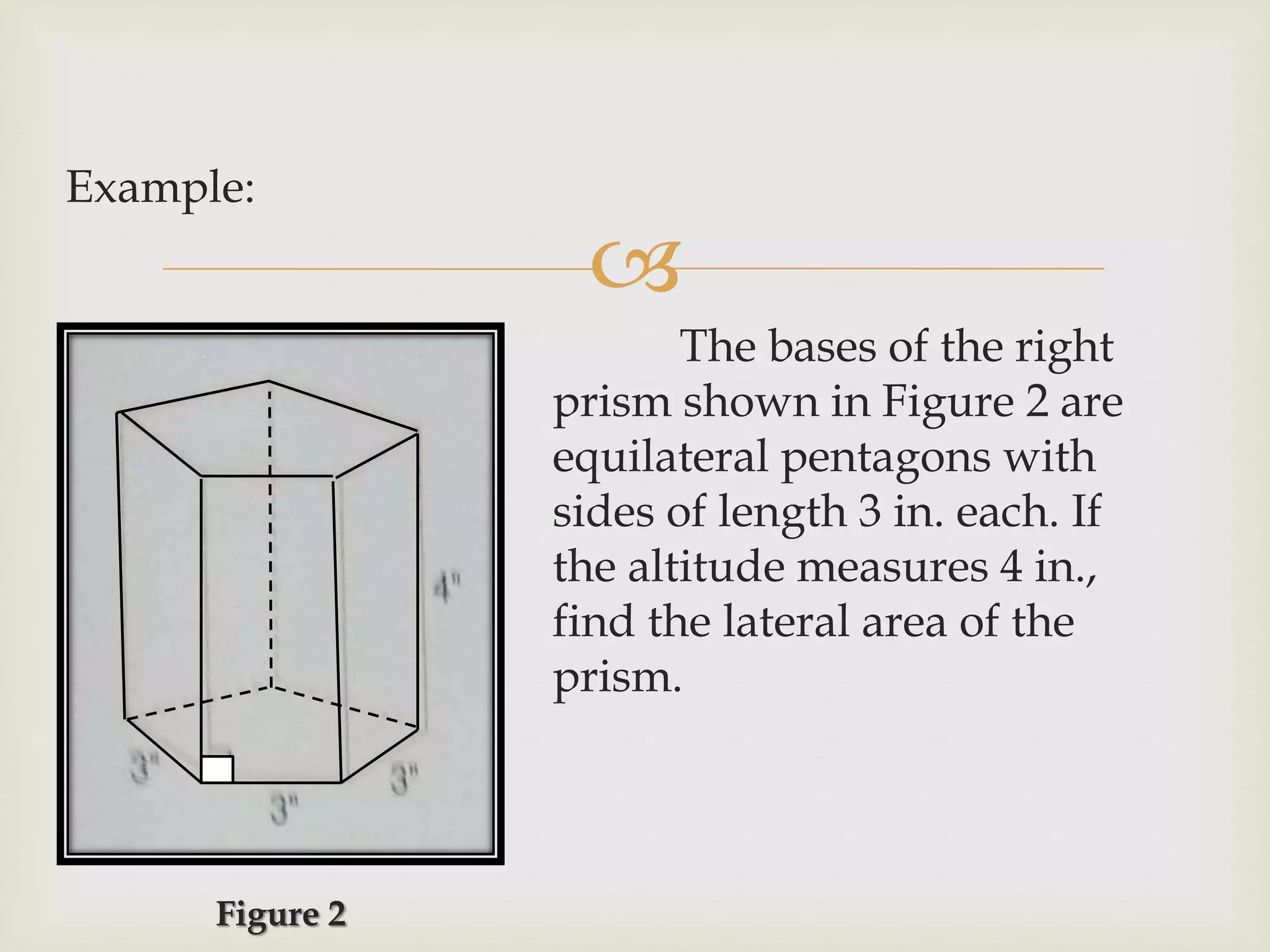 Prisms, Area and Volume | PPTX
