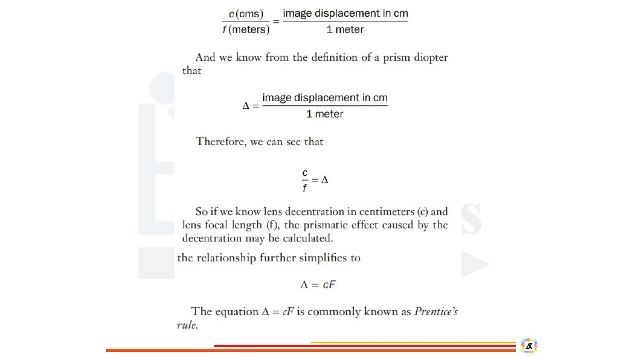 PRISMATIC EFFECT AND DECENTRATION part 2-CALCULATION by optom. jithin ...