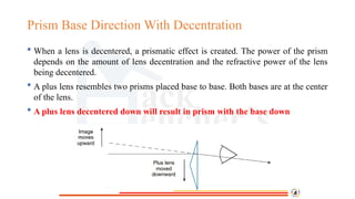 PRISMATIC EFFECT AND DECENTRATION part 2-CALCULATION by optom. jithin ...