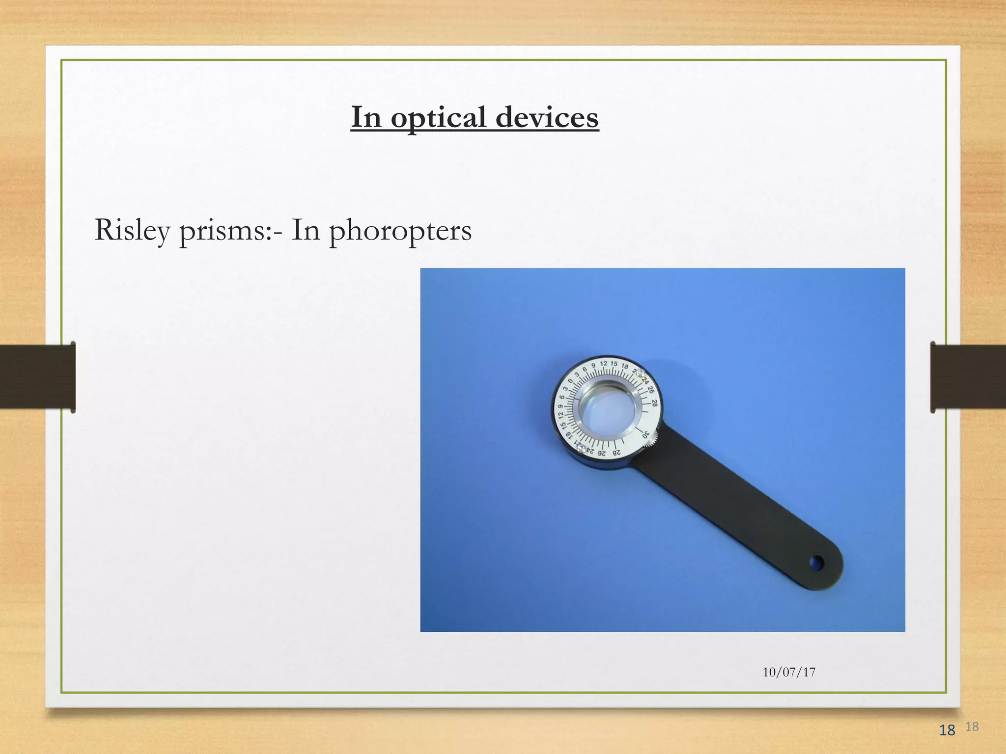 Prisms in optometry practice | PPT