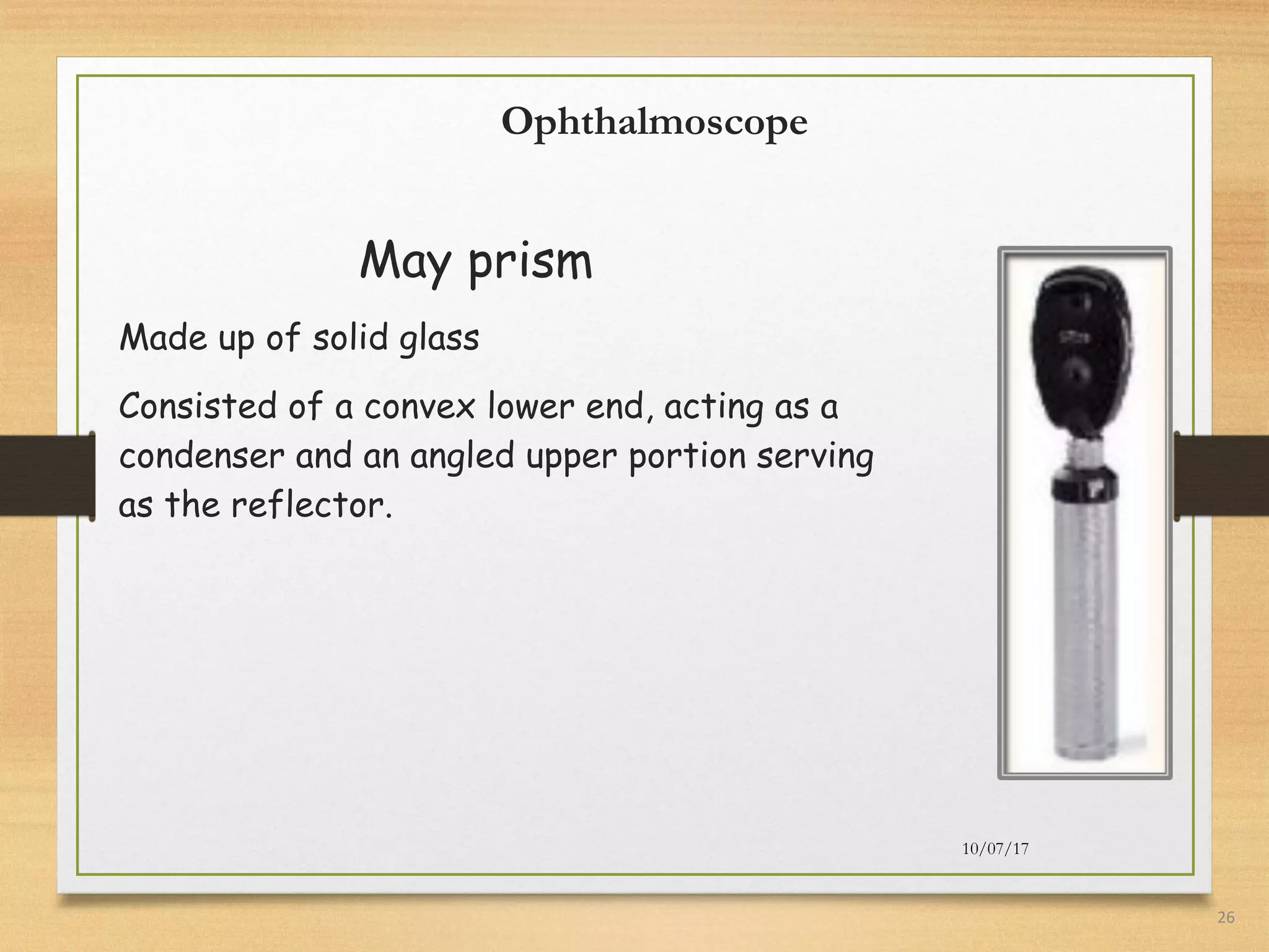 Prisms in optometry practice | PPT