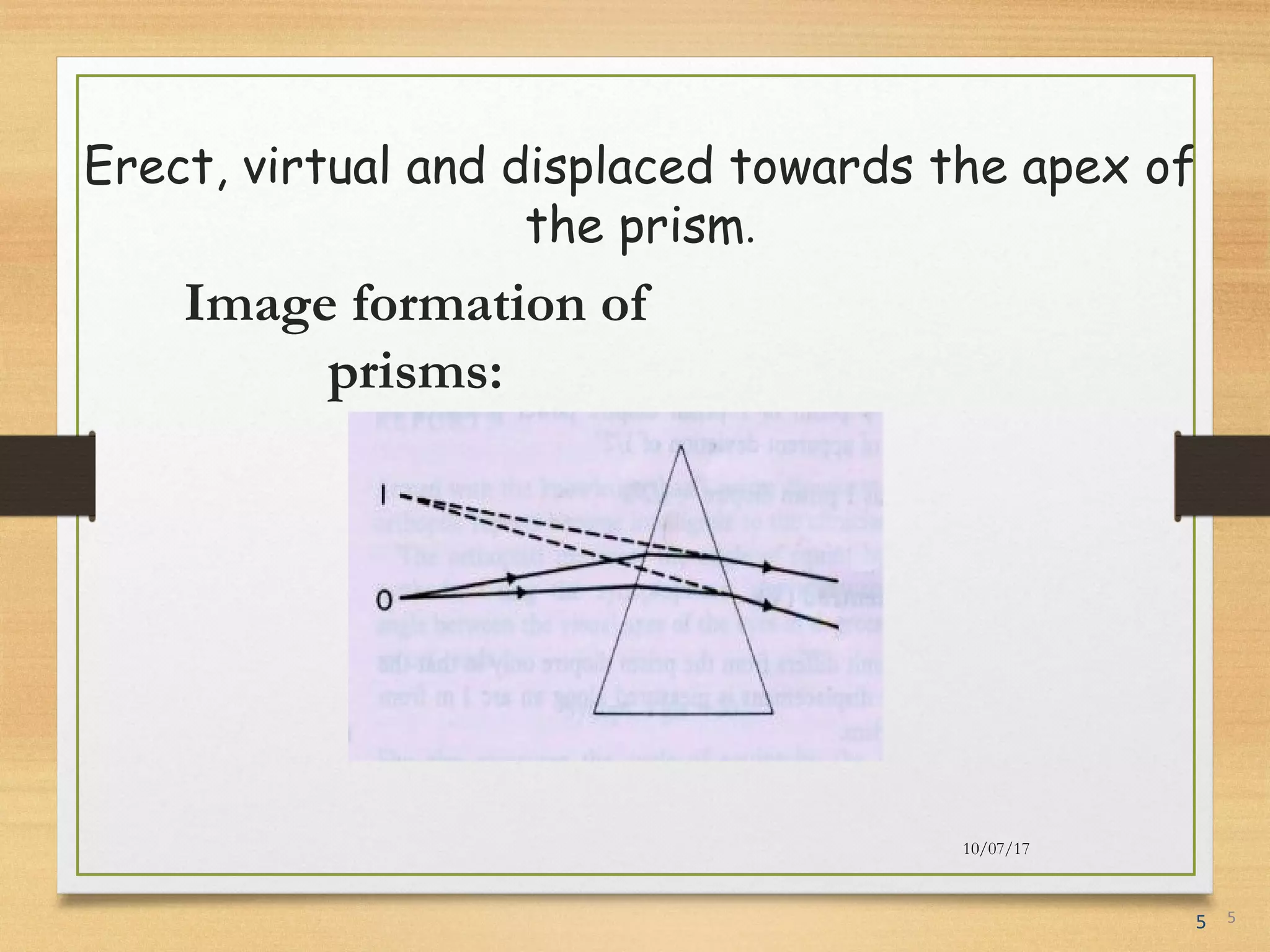 Prisms in optometry practice | PPT