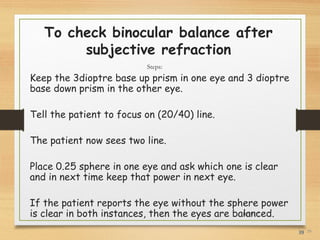 Prisms in optometry practice | PPT
