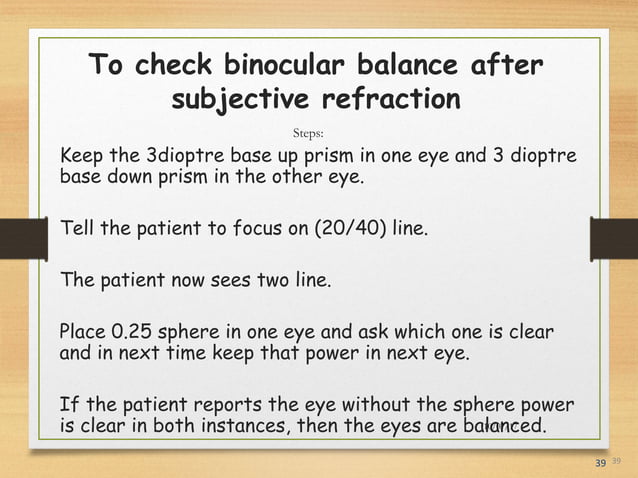 Prisms in optometry practice | PPT | Eye and Vision Conditions ...