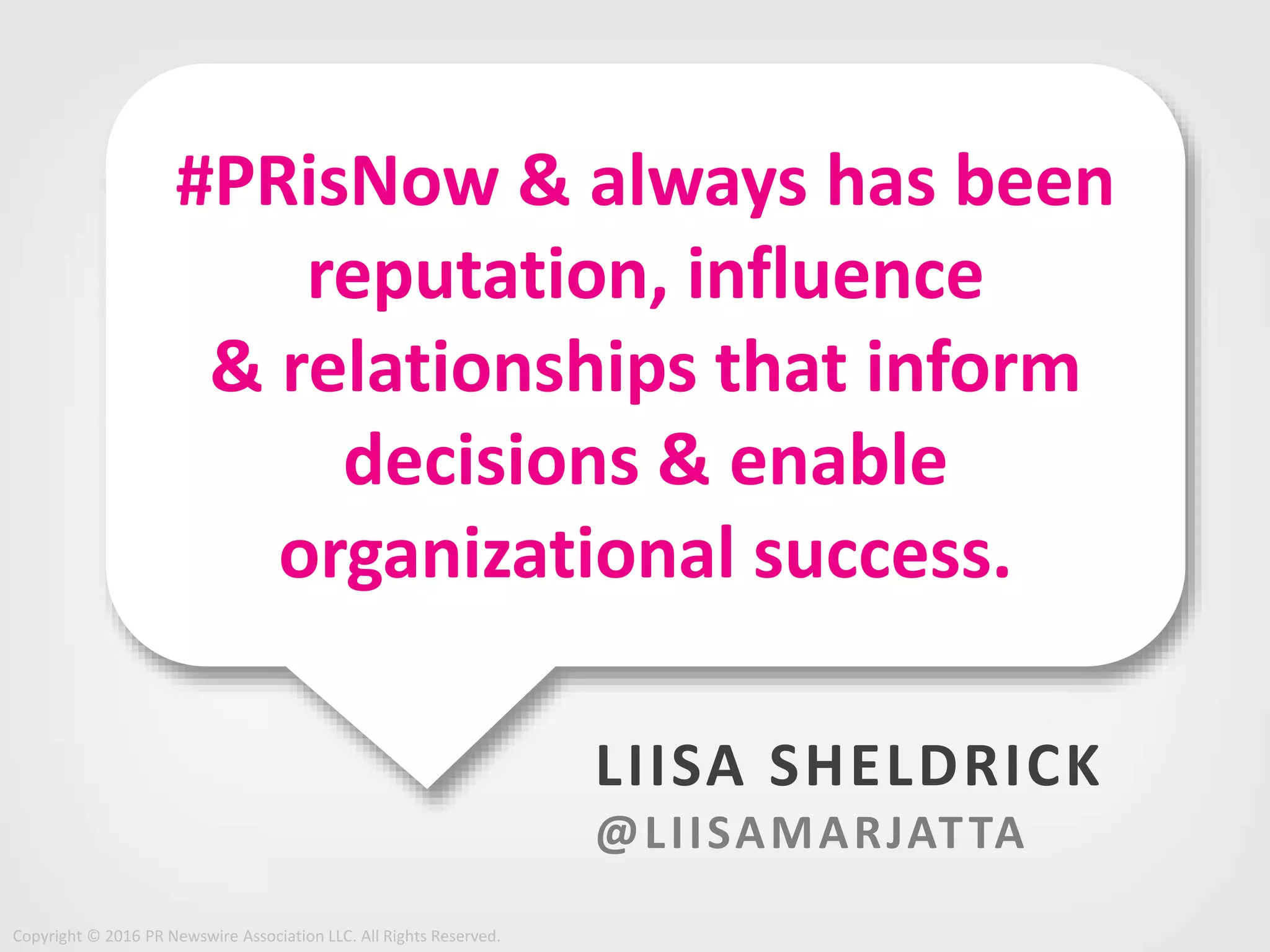 PR Trends for 2016: How Modern PR is being defined by the industry | PPT