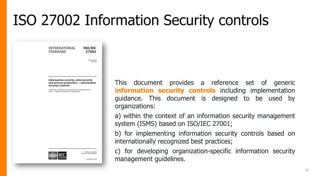 ISO 27001:2022 Introduction | PDF | Operating Systems | Computer Software and Applications