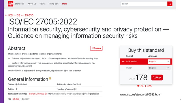 ISO 27005:2022 Overview 221028.pdf | Information and Network Security ...