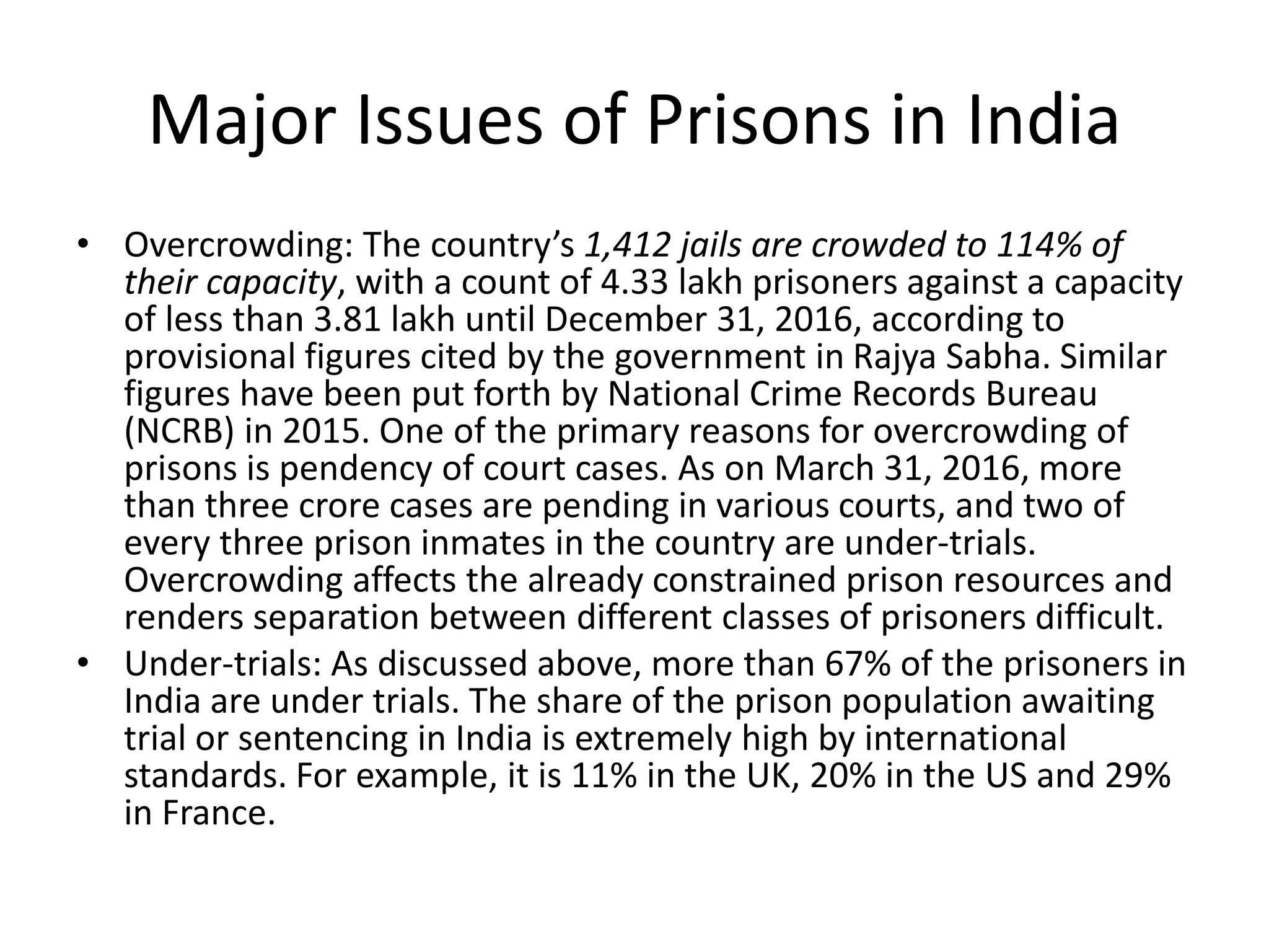 modrenization of Prison in india | PPTX