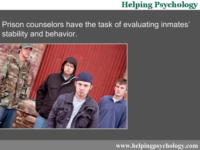 Prison Counseling | PPT | Education