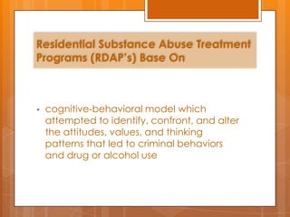 Prison drug programs | PPTX