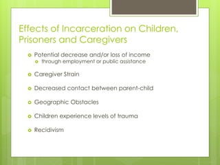 Prisoners’ Families and Children | PPTX