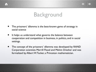 Prisoner's Dilemma | PPT