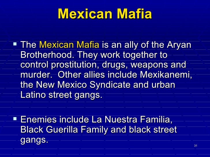 Structure Of The Mexican Mafia