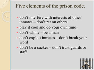 Prison life | PPTX