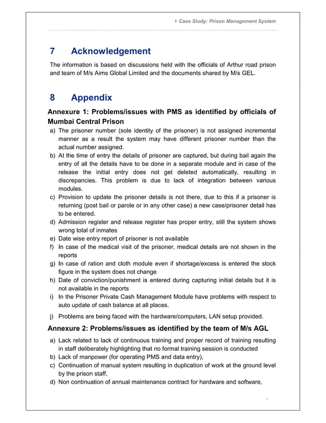 Prison Management System Pdf