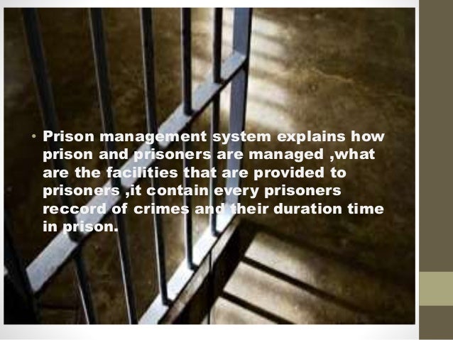 Prison management system