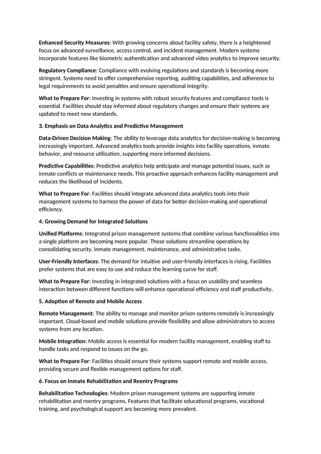 Prison Management Systems Industry Trends: What to Know and Prepare for ...