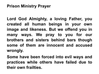 Prison Ministry Prayer.pptx