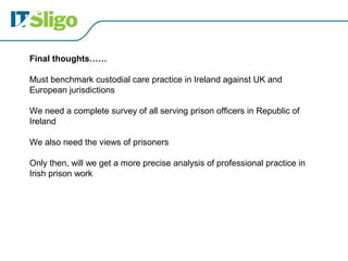 Prison officers and professional practice | PPT