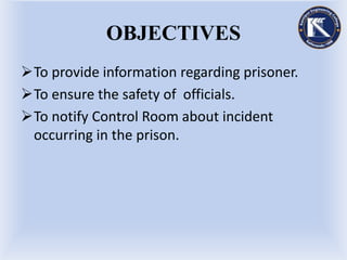 Prison security project ppt | PPTX