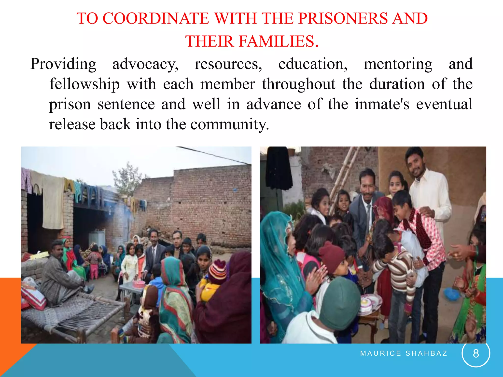 Serving prisoners and their families. | PPTX