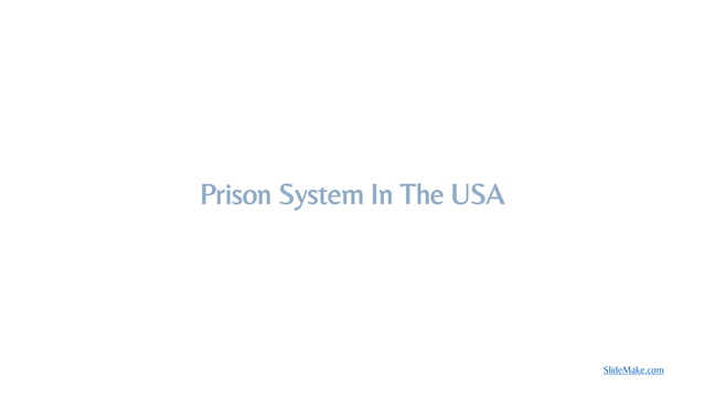 Prison System In The USA.pptx