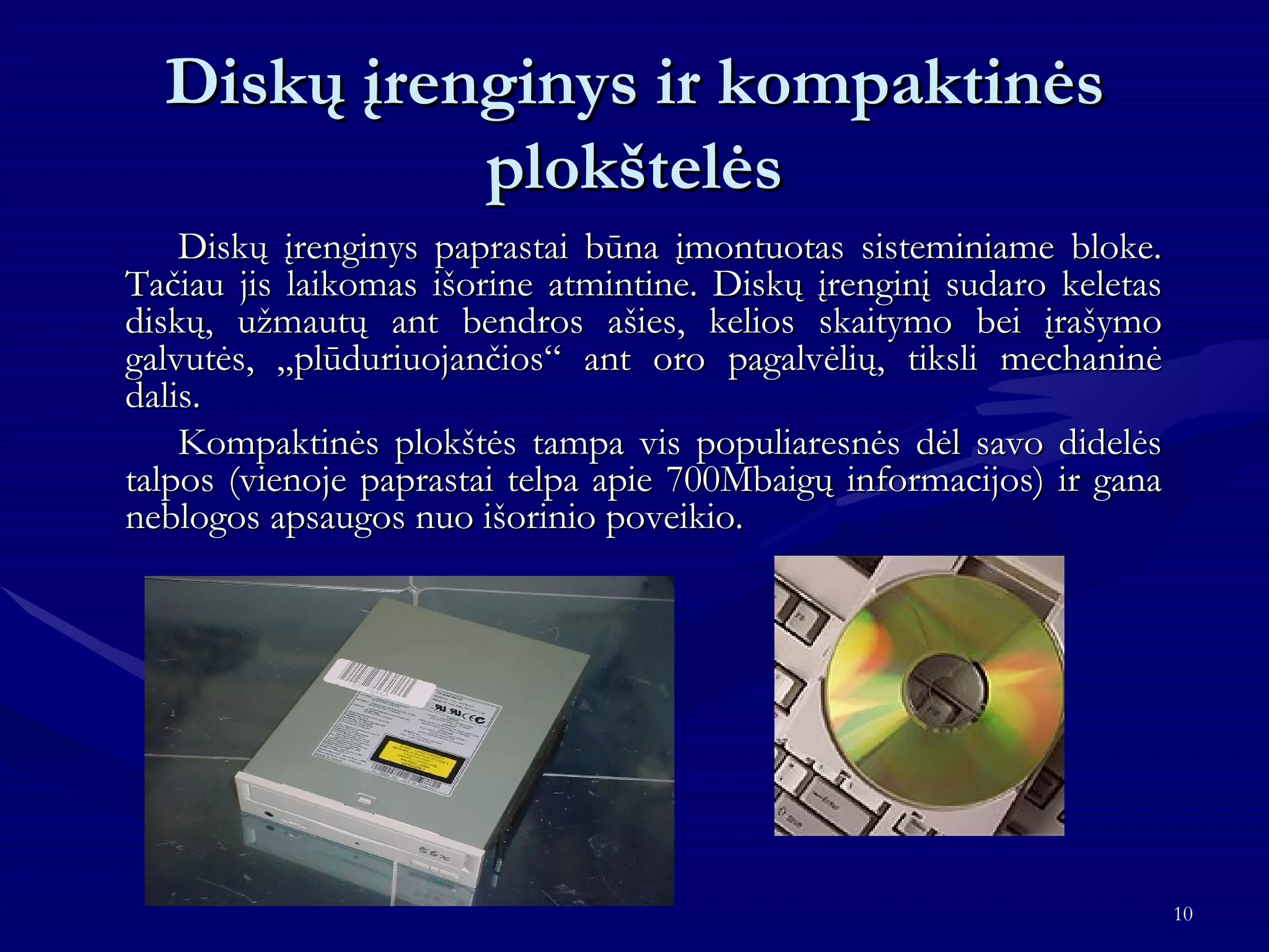 Kompiuterio isoriniai irenginiai | PPT