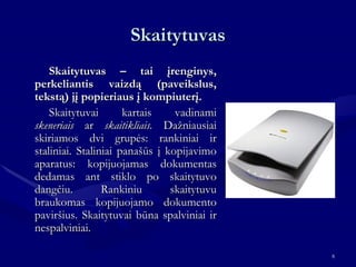 Kompiuterio isoriniai irenginiai | PPT