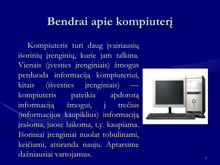 Kompiuterio isoriniai irenginiai