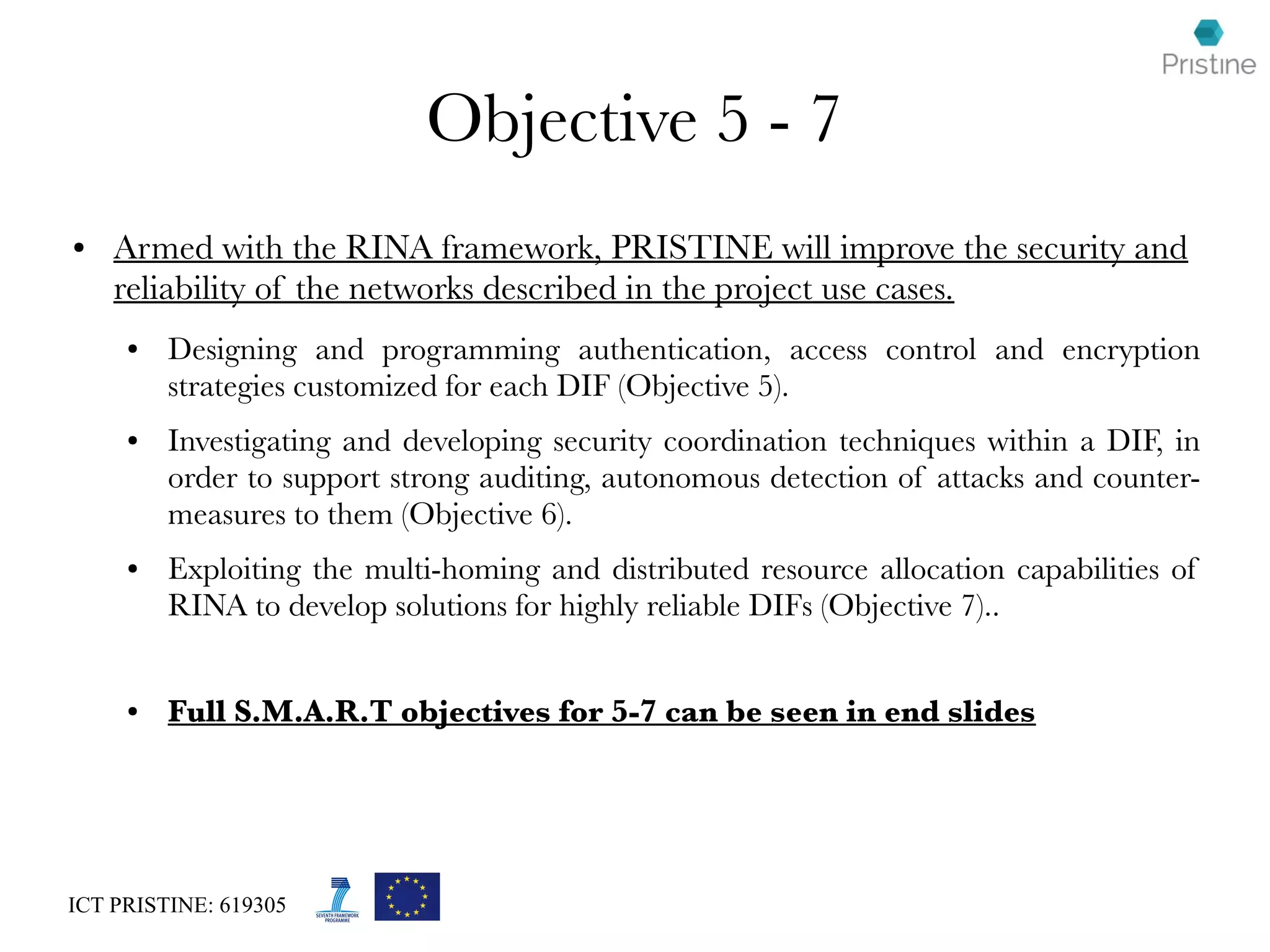 ICT Pristine Project Overview | PDF