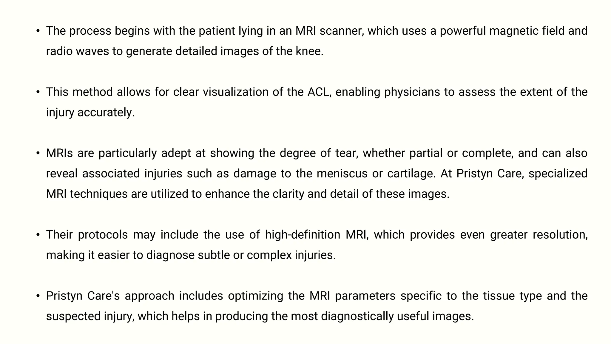 Pristyn Care - MRI in Diagnosing ACL Tears Image Techniques and ...