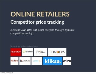 Prisync - Intro | PDF