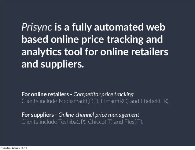 Prisync - Intro | PPT