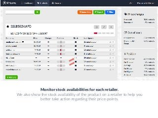 Prisync : Product Tour | PPT