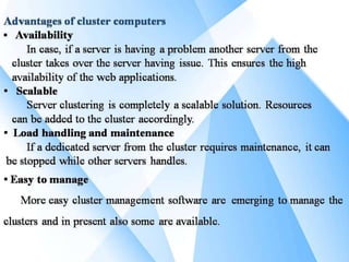 Cluster computing | PPT