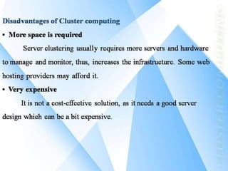 Cluster computing | PPT