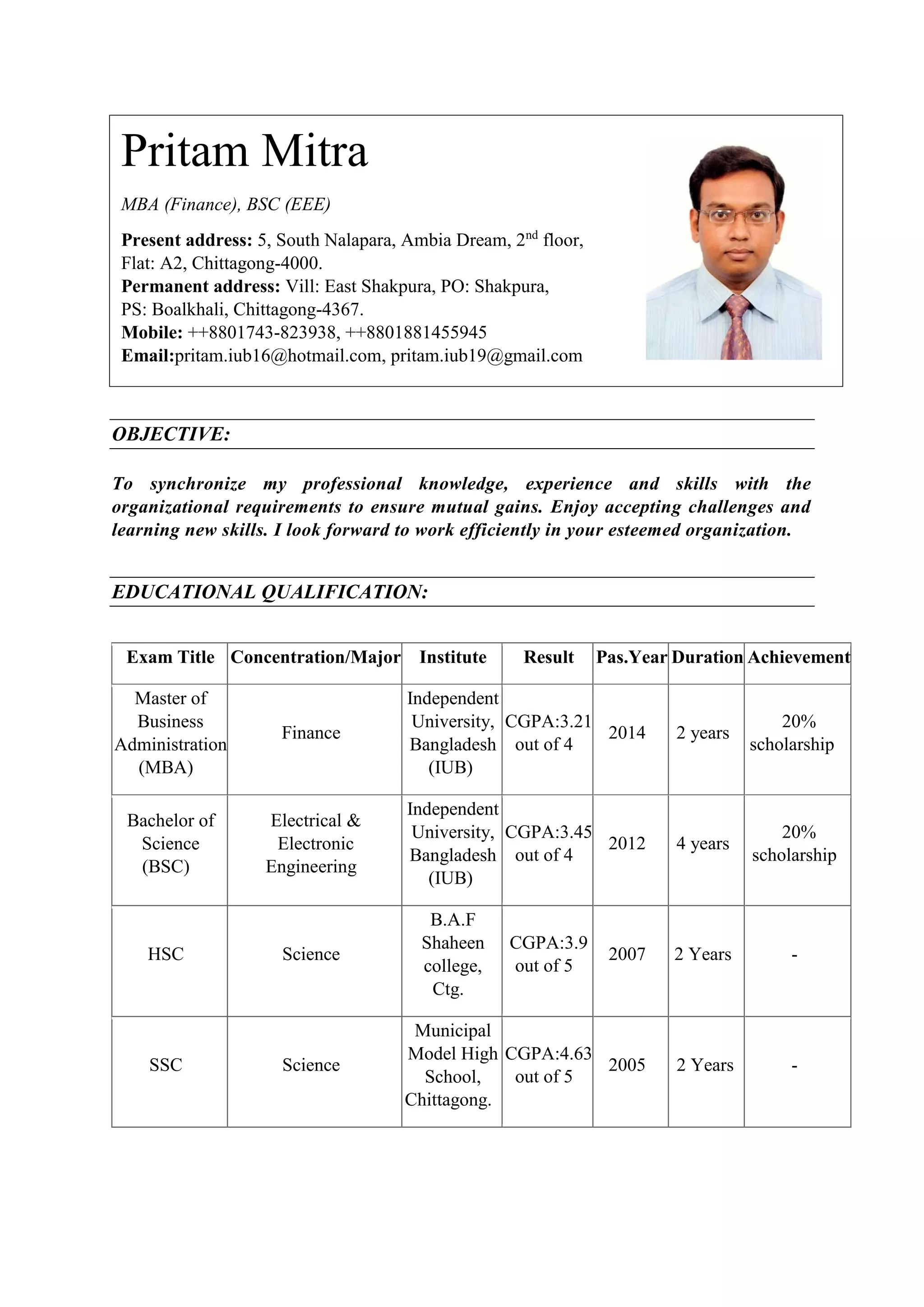 Pritam cv | PDF