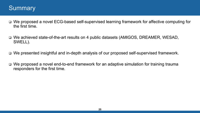 Self Supervised Ecg Representation Learning For Affective Computing Pdf Computer Software