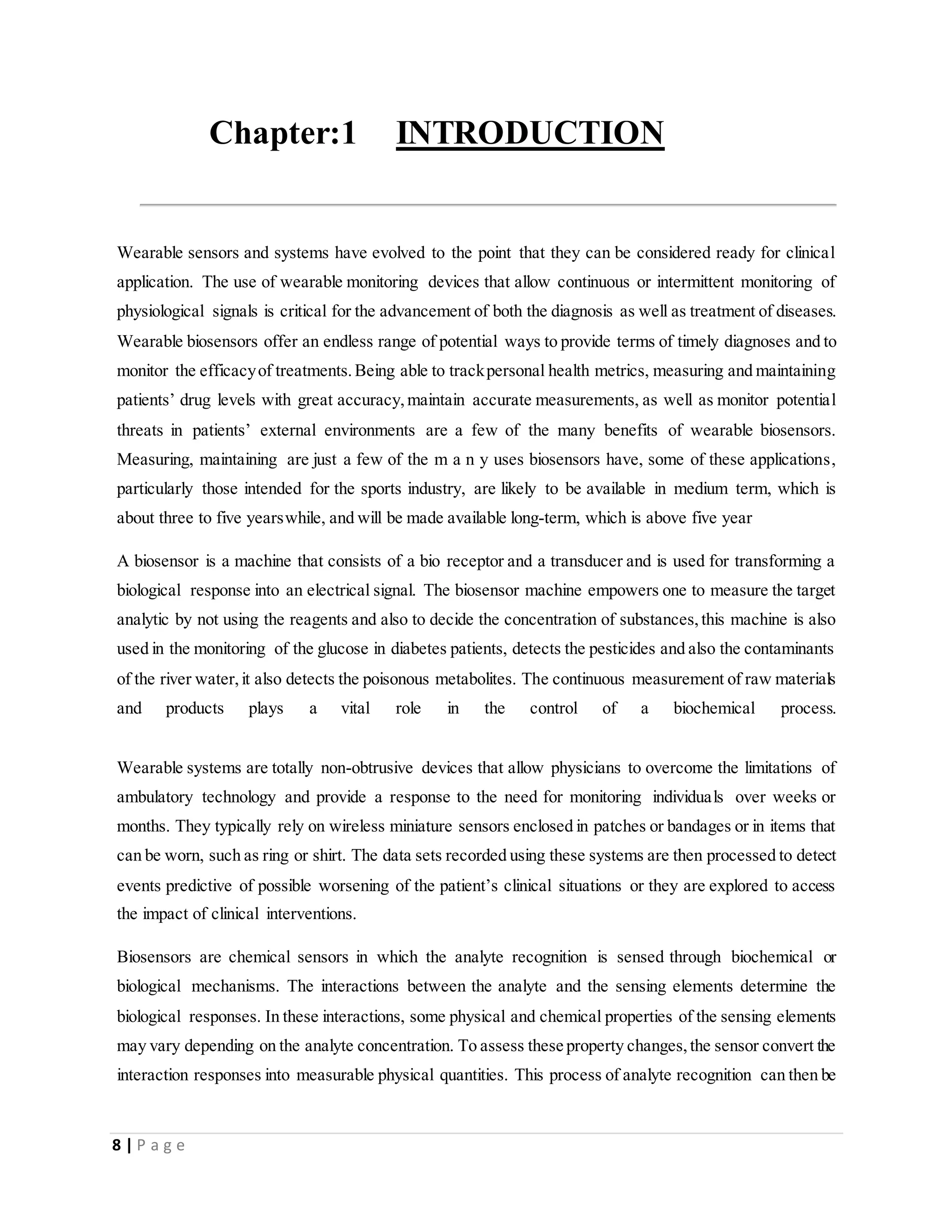 Wearable Bio Sensor Report File | DOCX