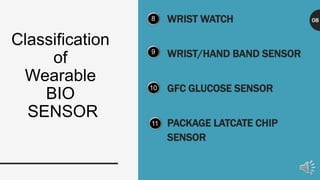 Wearable Bio Sensor PPT | PPTX