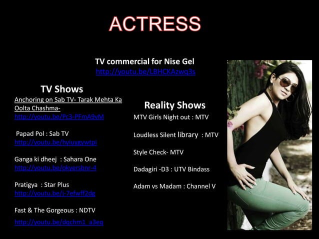 anchor Pritee kathpal ppt 2014 | PPT