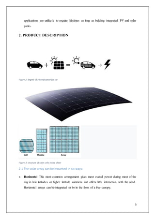 Solar sheet metal Multi purpose for all weather countries | DOCX