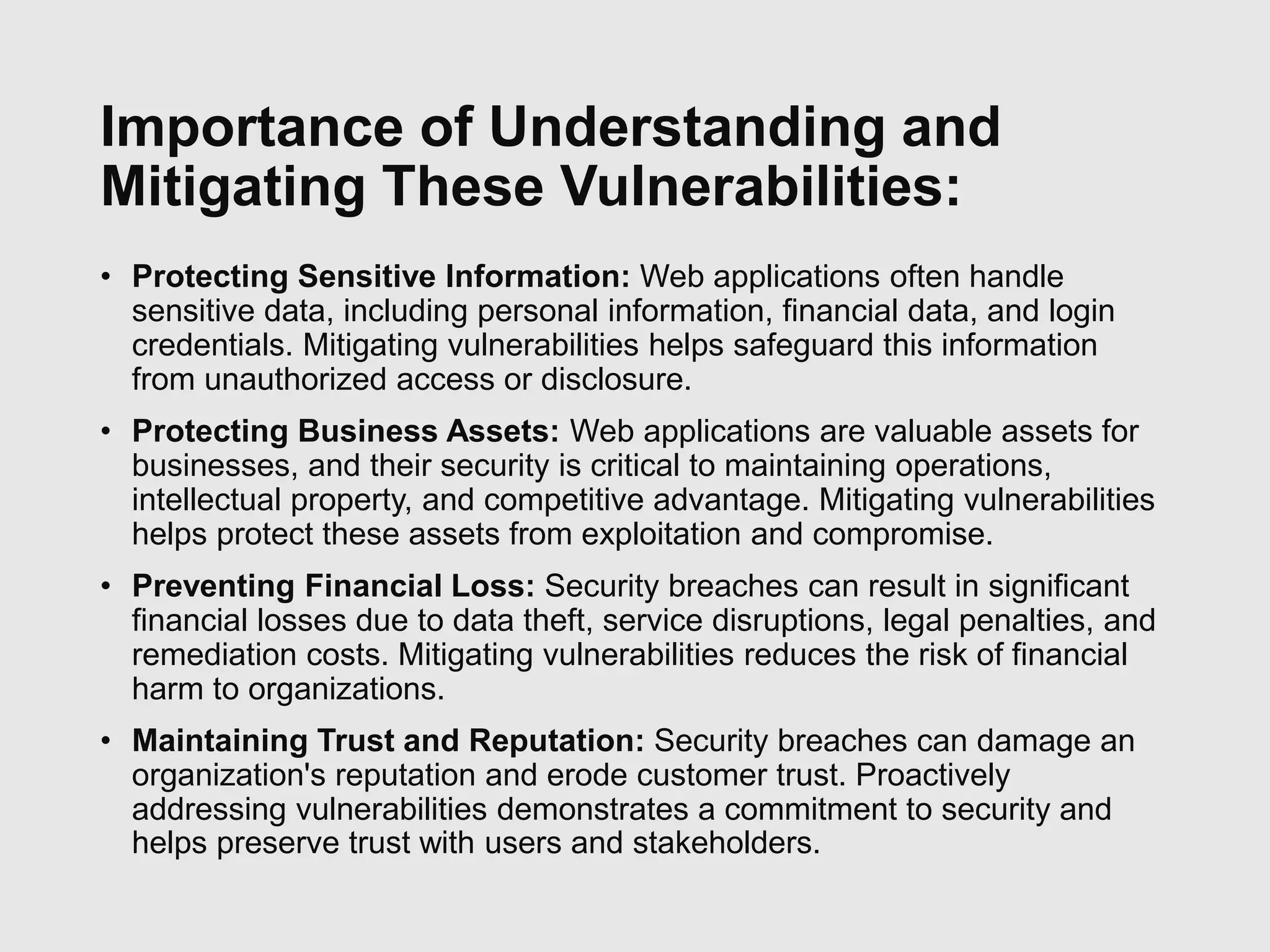 Identifying And Eradicating Web Application Vulnerabilities Cyber Security Project