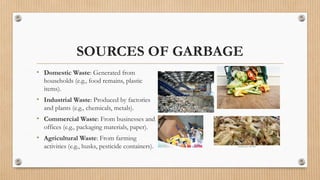 our environment MANAGING THE GARBAGE WE PRODUCES | PPSX