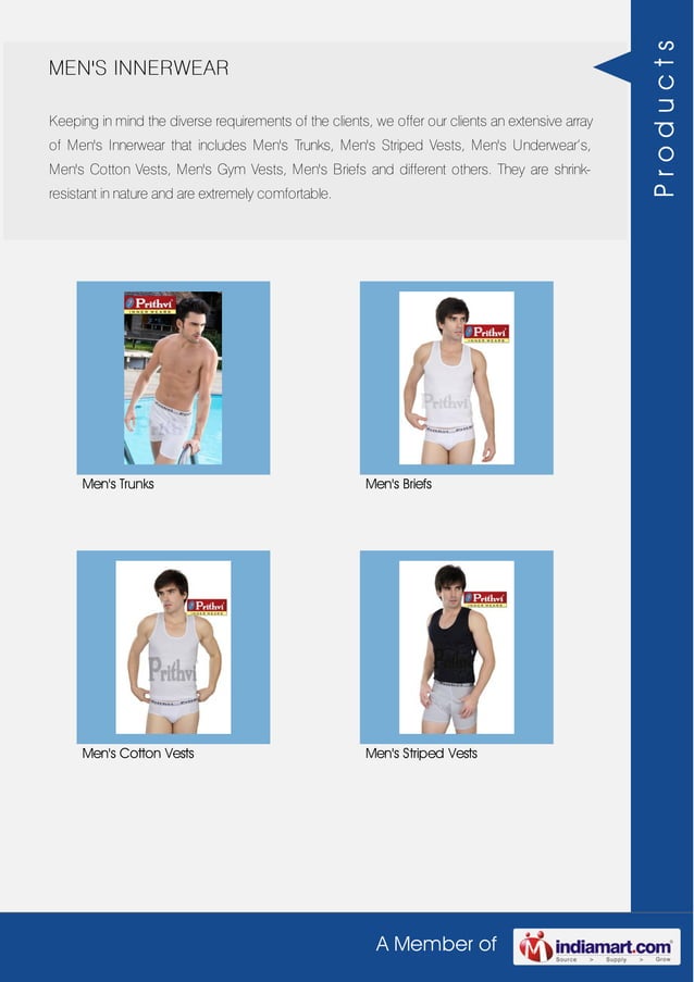 Prithvi inner-wears | PDF