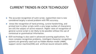 OCR 's Functions | PPT