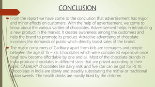 Impact of Advertisement on consumers of confectionery products with ...