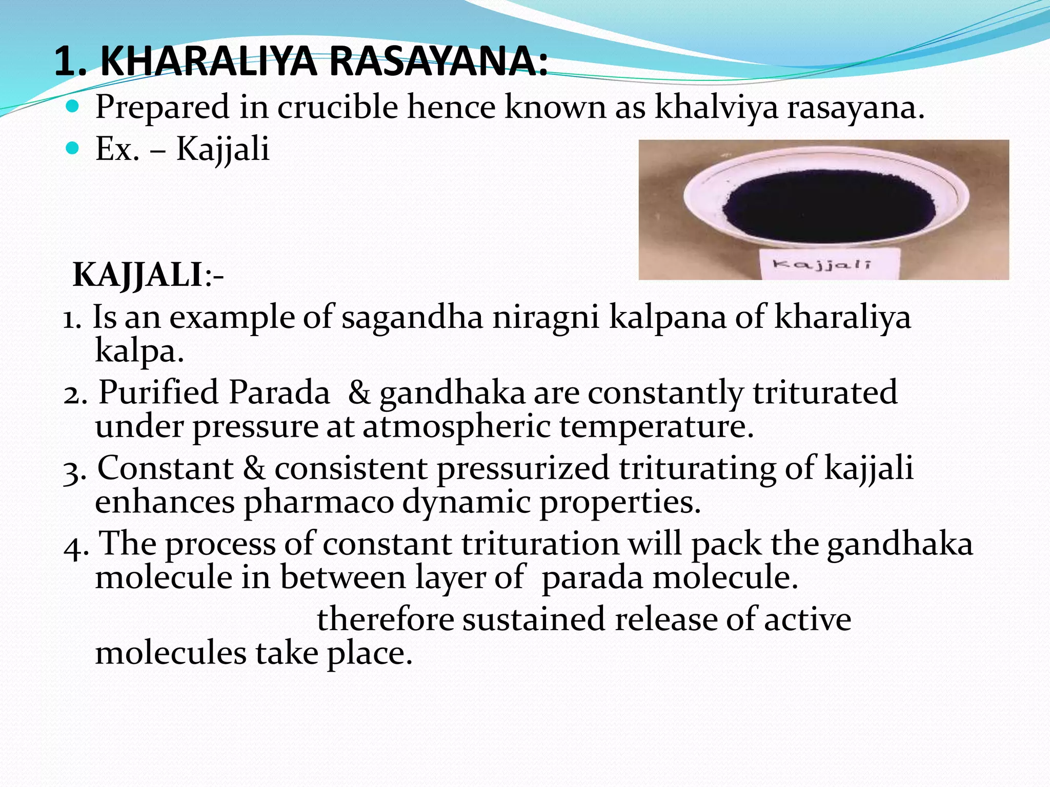 PHARMACOLOGICAL ACTION OF CHATURVIDHA RASAYANAS. (DR. PRITI PUSAM) | PPTX