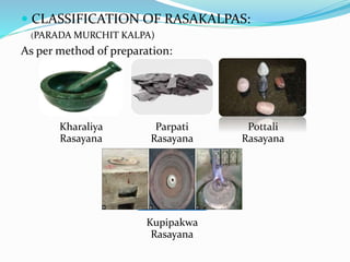 PHARMACOLOGICAL ACTION OF CHATURVIDHA RASAYANAS. (DR. PRITI PUSAM) | PPTX
